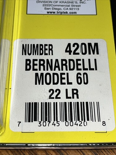 Triple K 420M Bernadelli MODEL 60 10 ROUND 22 LR PISTOL MAGAZINE | eBay