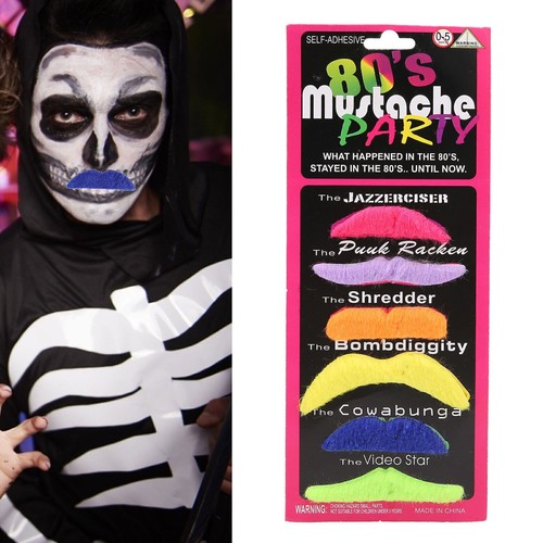 Colorful Fake Mustaches Self Adhesive False Mustaches Stick for ...