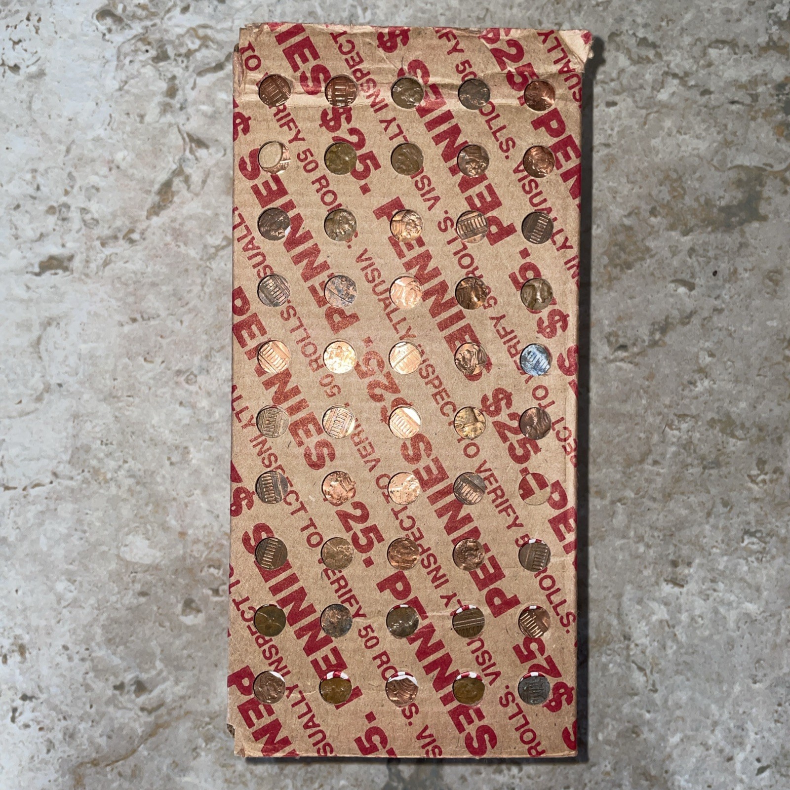 SEALED $25 Bank Box of Pennies Centennial Dove Cent Ender- Unopened ...