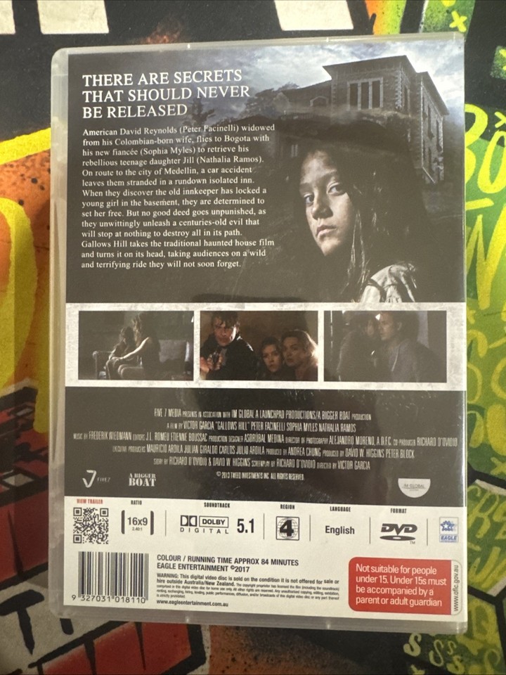 Gallows Hill (DVD, 2017) Horror Movie Rated MA15+ R4 | eBay Australia