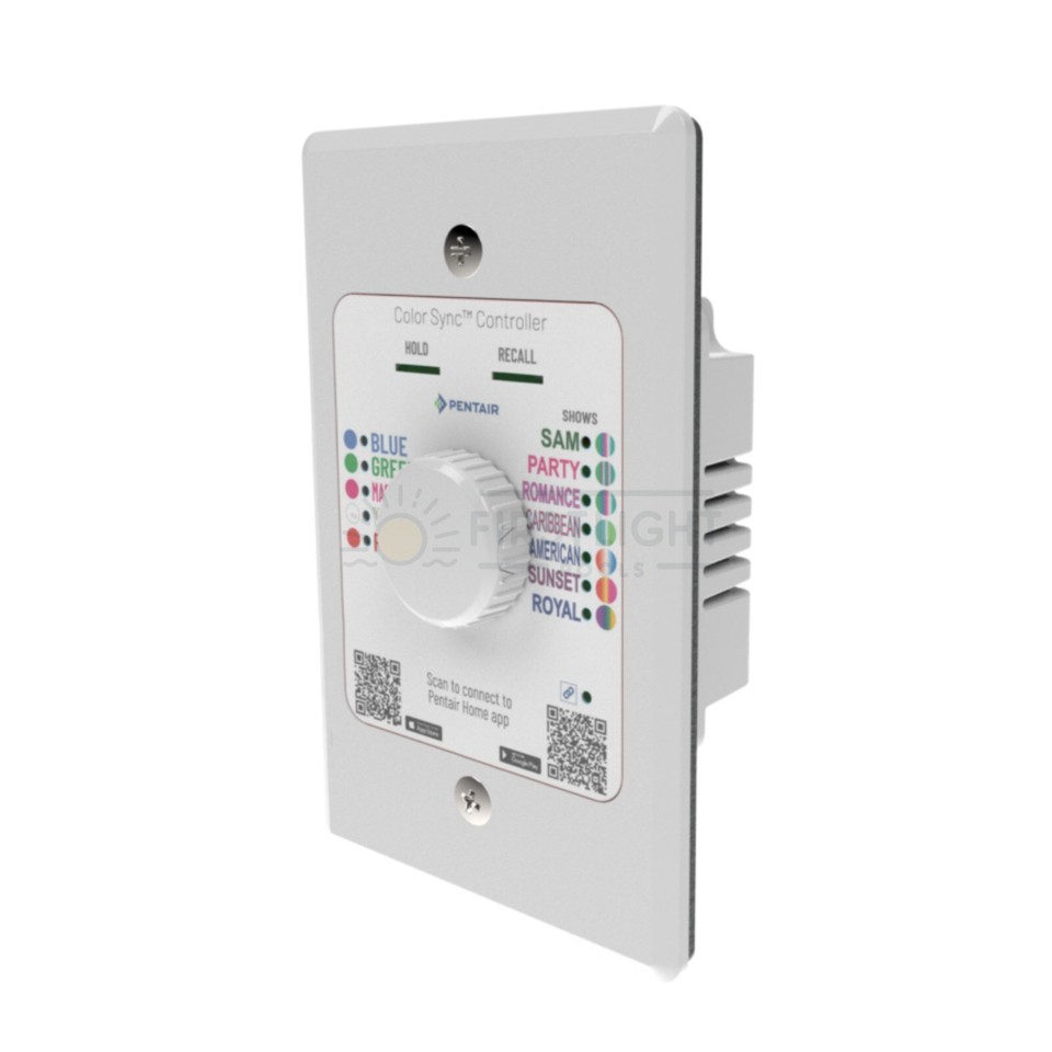Pentair Color Sync Controller for Pool & Spa Lights 12V & 120V - 618031 ...