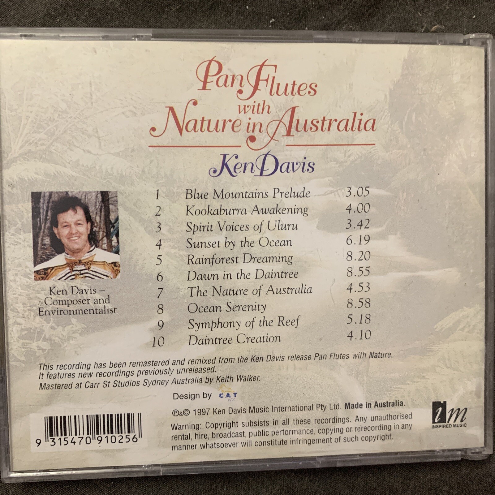 Pan Flutes with Nature in Australia Ken Davis CD(b79/18) Free Postage ...