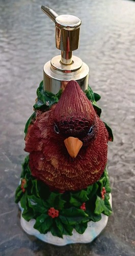 Christmas Cardinal Hollyberries Liquid Soap/lotion Dispenser | eBay