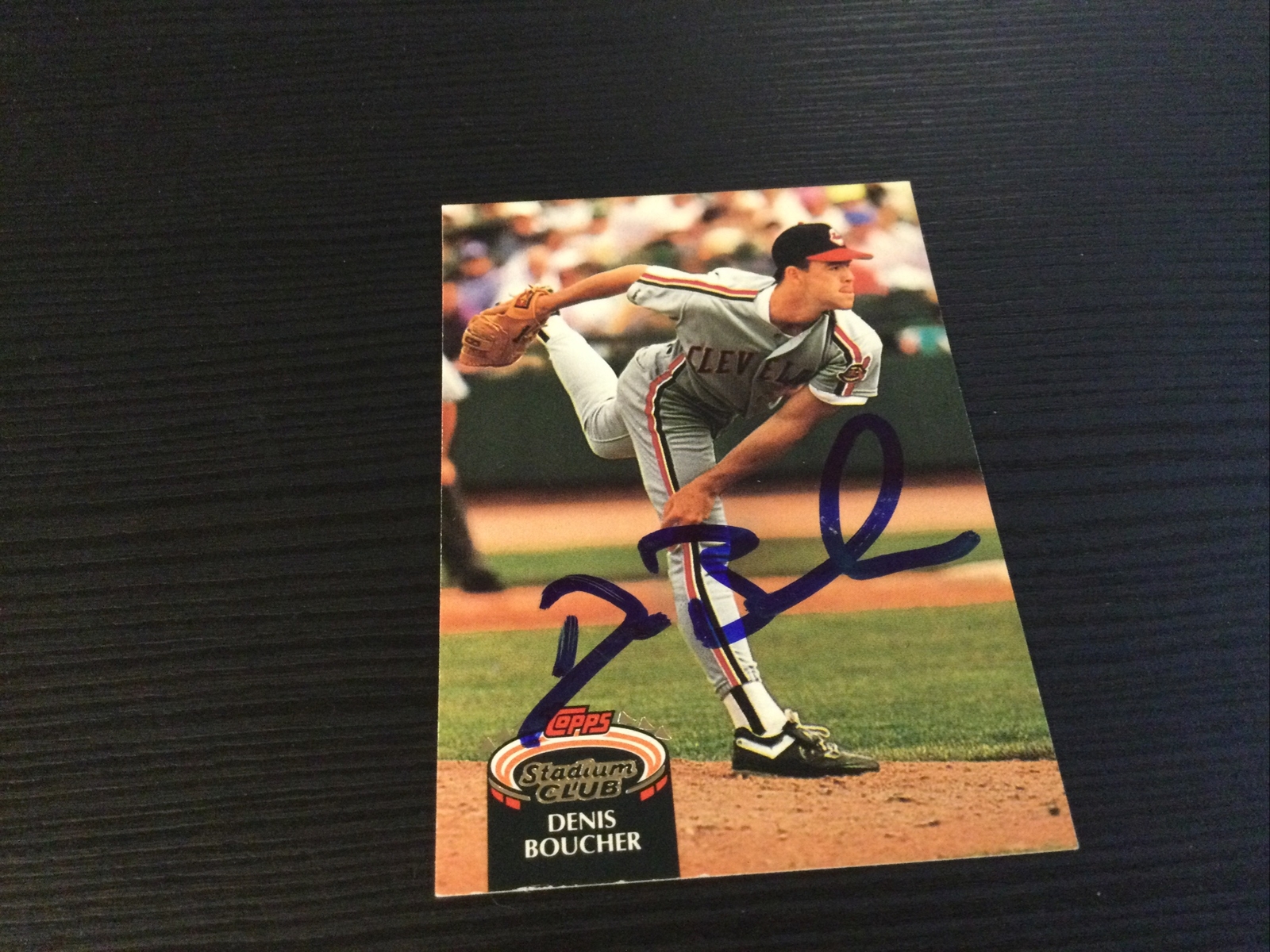 1992 Topps Stadium Club Baseball #773 Denis Boucher Signed Autograph | eBay