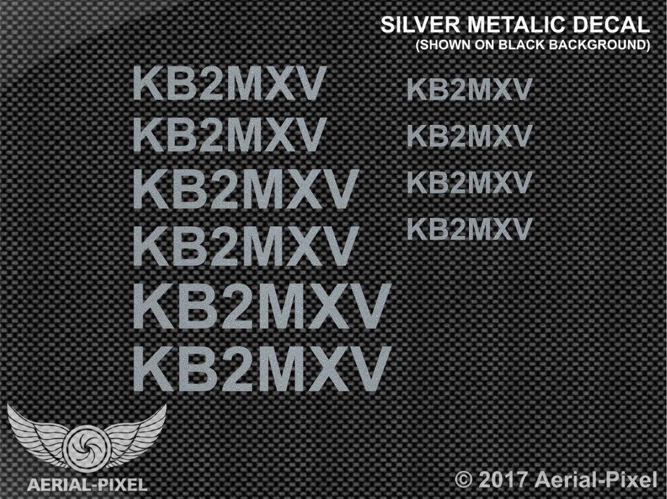 HAM Radio / Amateur Radio Call Sign Decals for Equipment and Windows | eBay