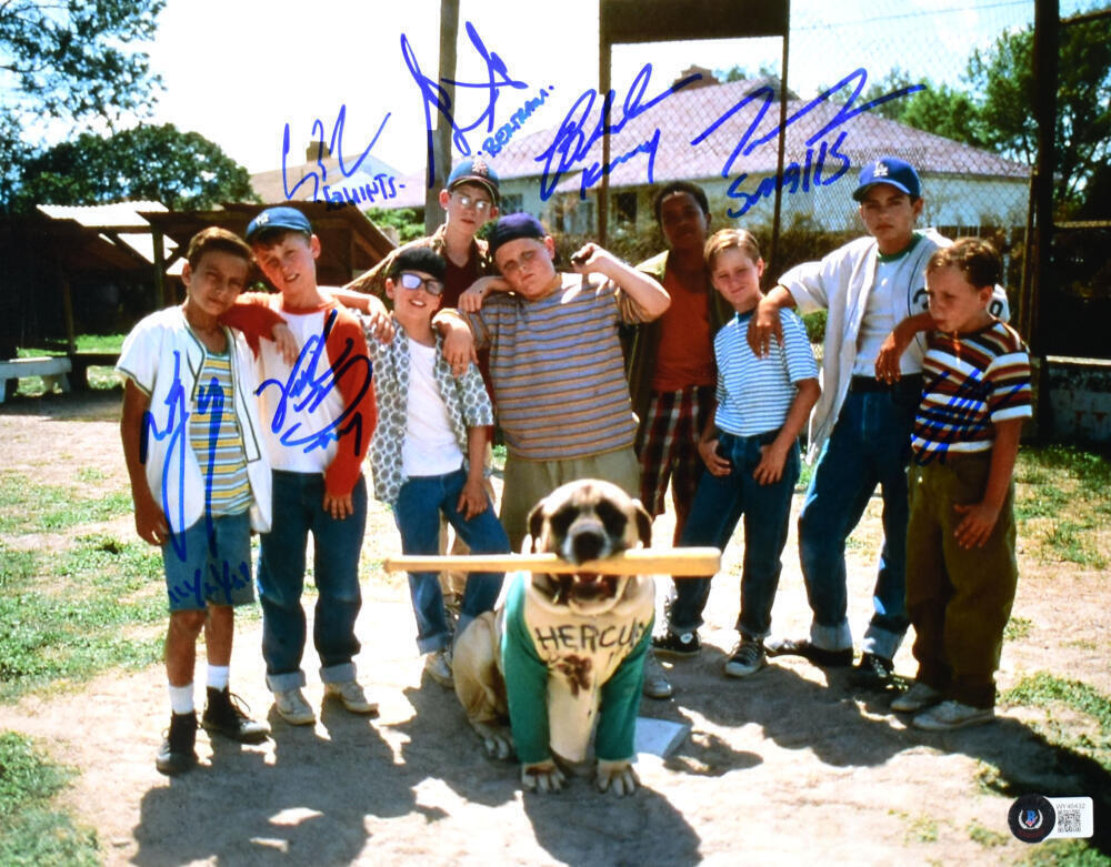 The Sandlot Autographed 11x14 Hercules Photo, Beckett Hologram