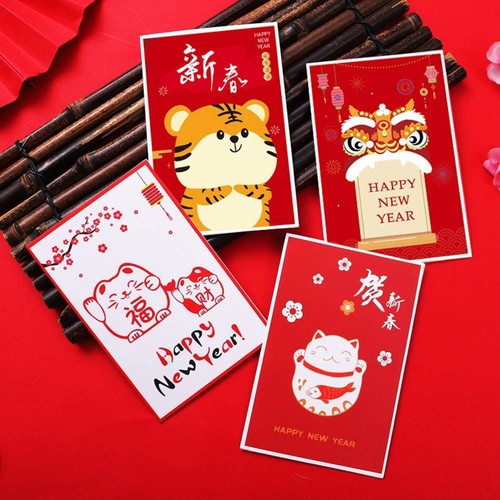 Card Party Supplies Postcards Spring Festival Greeting Card Thank You ...