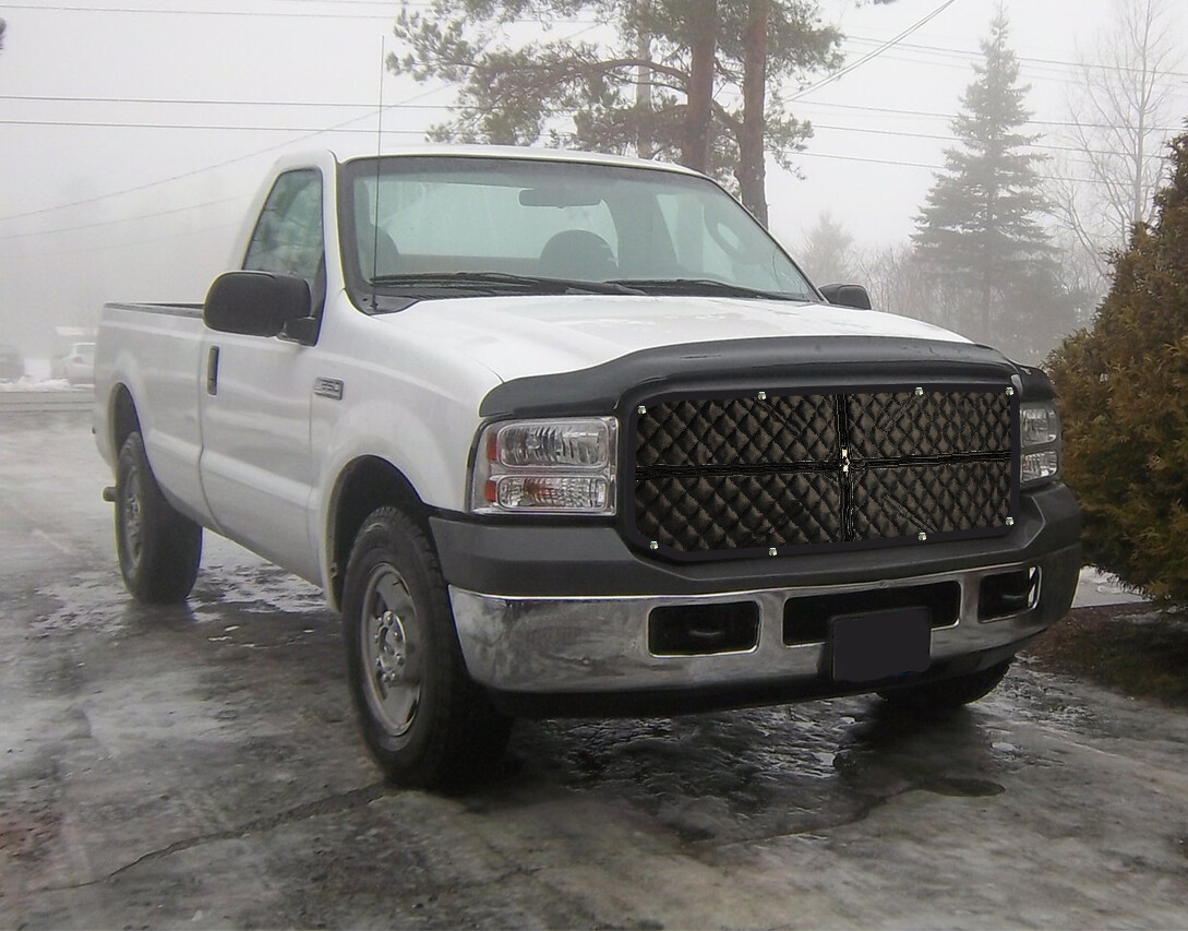 Premium Ford Super Duty Winter Front Grill Cover - 2023 And Older ...