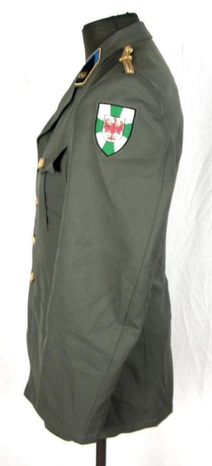 Vintage Austrian Army Commando Tirol Uniform Jacket Tunic with patches ...