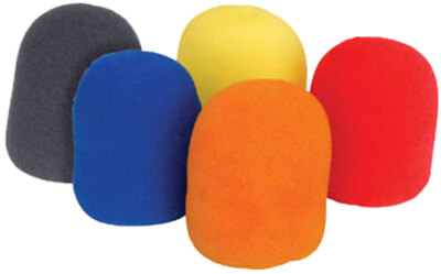 5 Pcs Microphone Windscreen 5 color Foam Mic Cover Handheld Stage ...