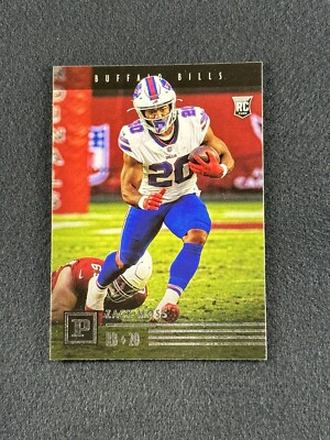 2020 Panini Chronicles ZACK MOSS Rookie Card RC #PA-26 - Buffalo Bills ...