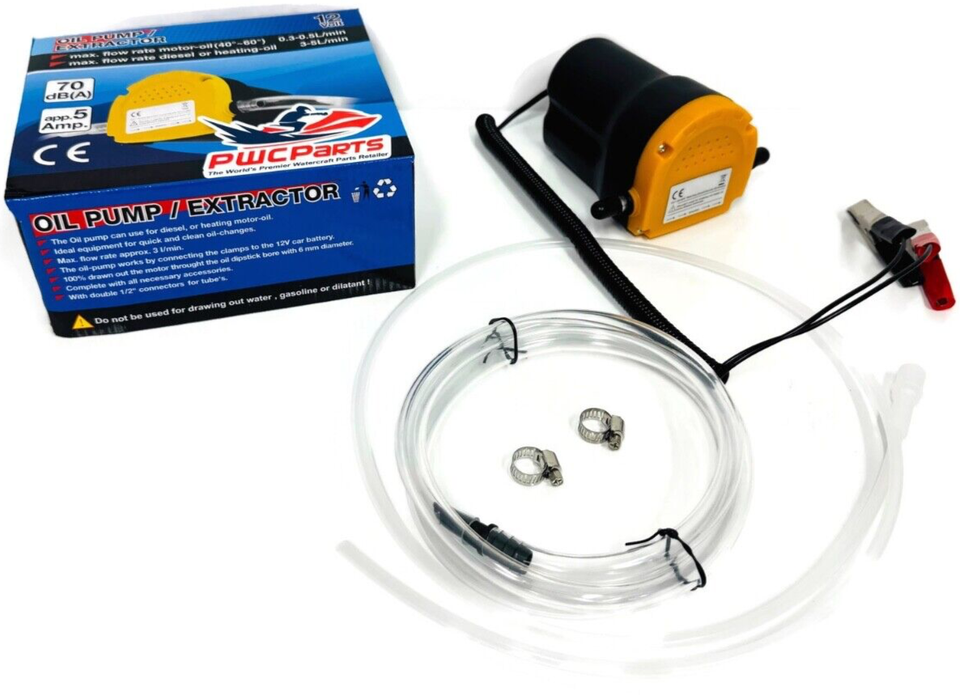 PWC-12VMP 12V Oil Extraction Liquid Extractor Pump Fits Mercruiser ...