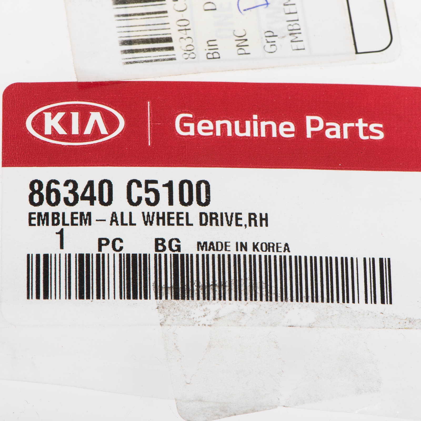 OEM NEW Front Door AWD Emblem Badge Nameplate 16-20 Kia Sorento 86340 ...