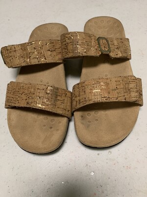 Vionic Cork Sandals Slides 341 -Camilla-TVW4409 Comfort Adjustable ...