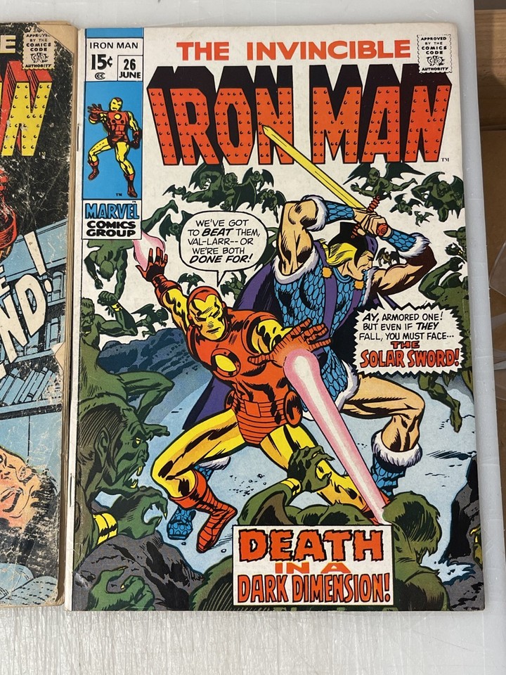 INVINCIBLE IRON MAN 17 26 LOT 2 SILVER AGE MARVEL COMICS | eBay