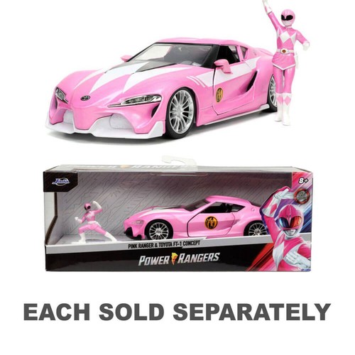 Jada Power Ranger Toyota FT1 with Pink Ranger Metallic Diecast Figure ...