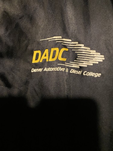 Rare Vtg 1970’s (DADC)Denver Automotive And Diesel College Black Satin ...