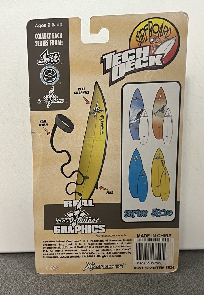 Local Motion Tech Deck surfboard fingerboard rare vintage sealed | eBay
