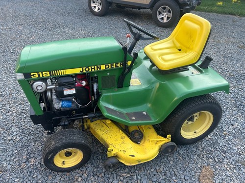 John Deere 318 Lawn Mower Garden Tractor Honda Repower Honda Motor John ...
