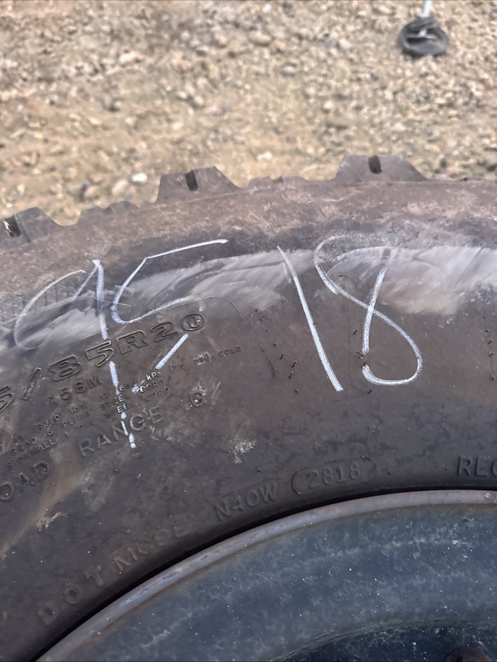 4) 395/85R20 Good Year Military LMTV Truck Tires & Wheels 16-18 Yr 85 ...