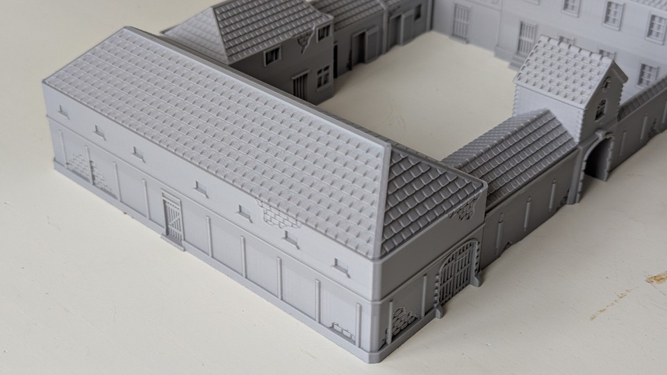15mm Scale Table Top Wargaming Buildings - Papelotte Farm from Waterloo ...