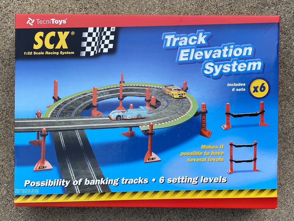 (1) Set 1/32 Slot Car SCX # 88280 Track Elevation System - NEW (3 ...