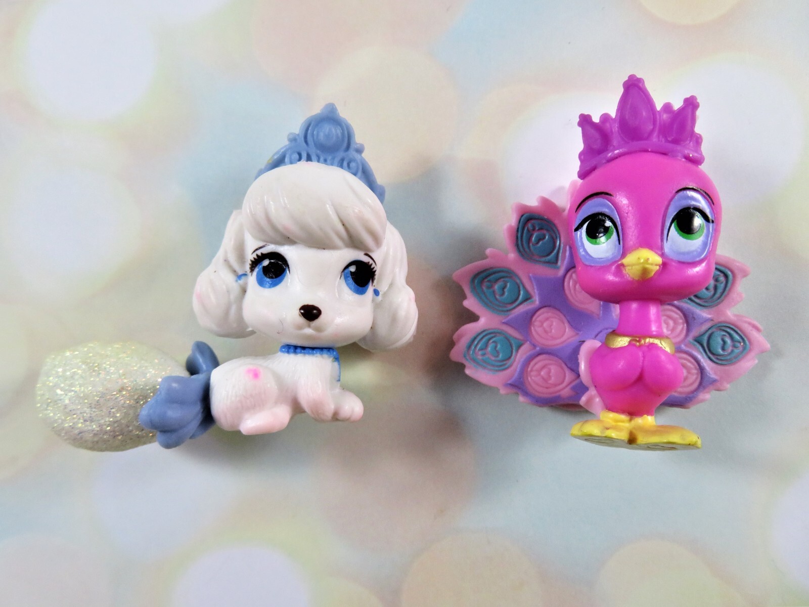 Disney Princess Palace Mini Pets Sundrop Peacock & Pup Pumpkin Rare ...
