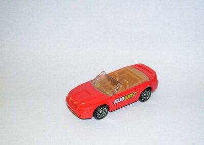 2000 Matchbox Subway Red Convertible Mustang | eBay