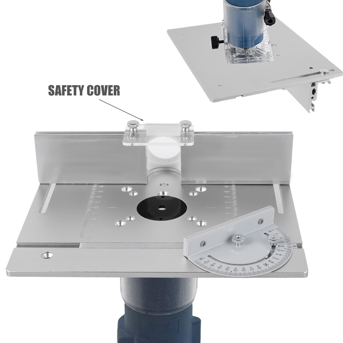 Router Table Insert Plate Sturdy Aluminum Router Plate Durable ...
