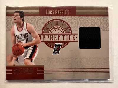 2010-11 Timeless Treasure NBA Apprentice Materials #16 Luke Babbitt /99 ...