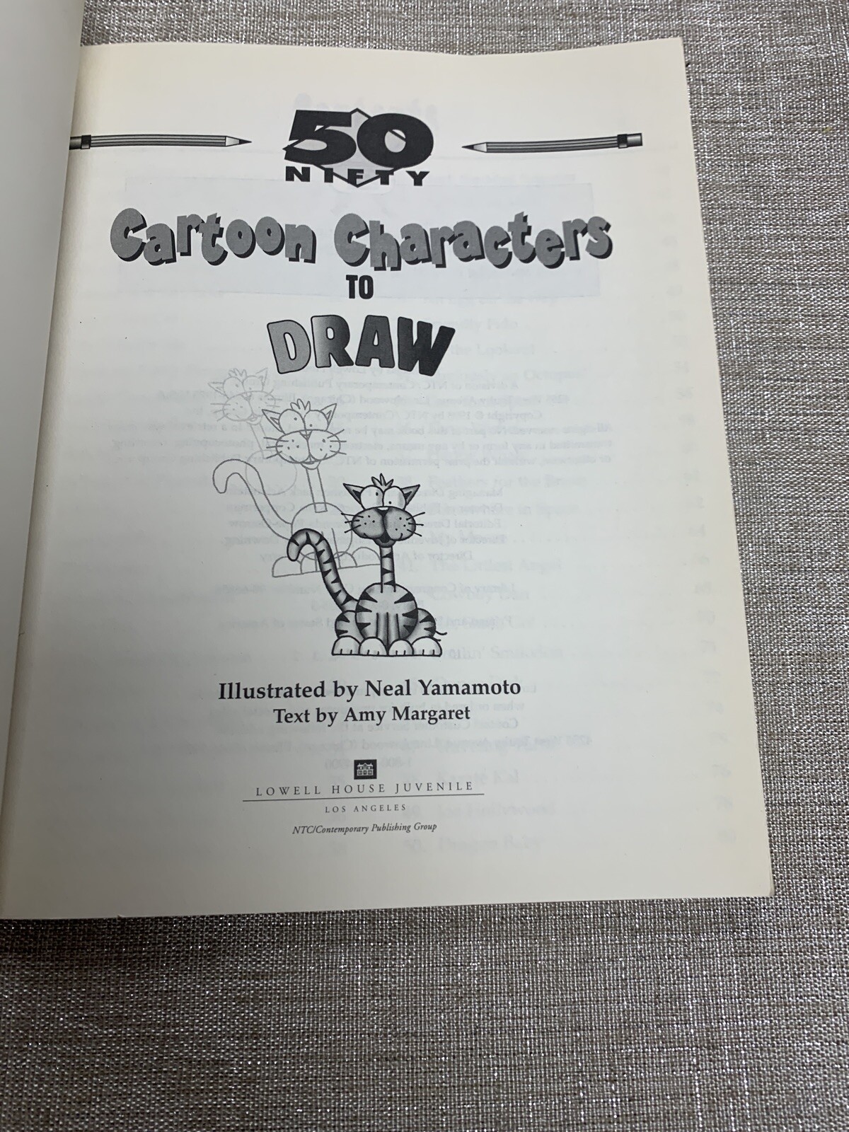 Fifty Nifty: 50 Nifty Cartoon Characters to Draw by Neal Yamamoto (1998 ...