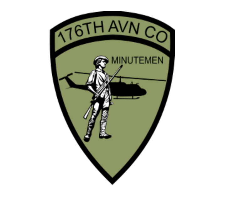 4" 176th aviation company minuteman army bumper sticker decal usa made ...