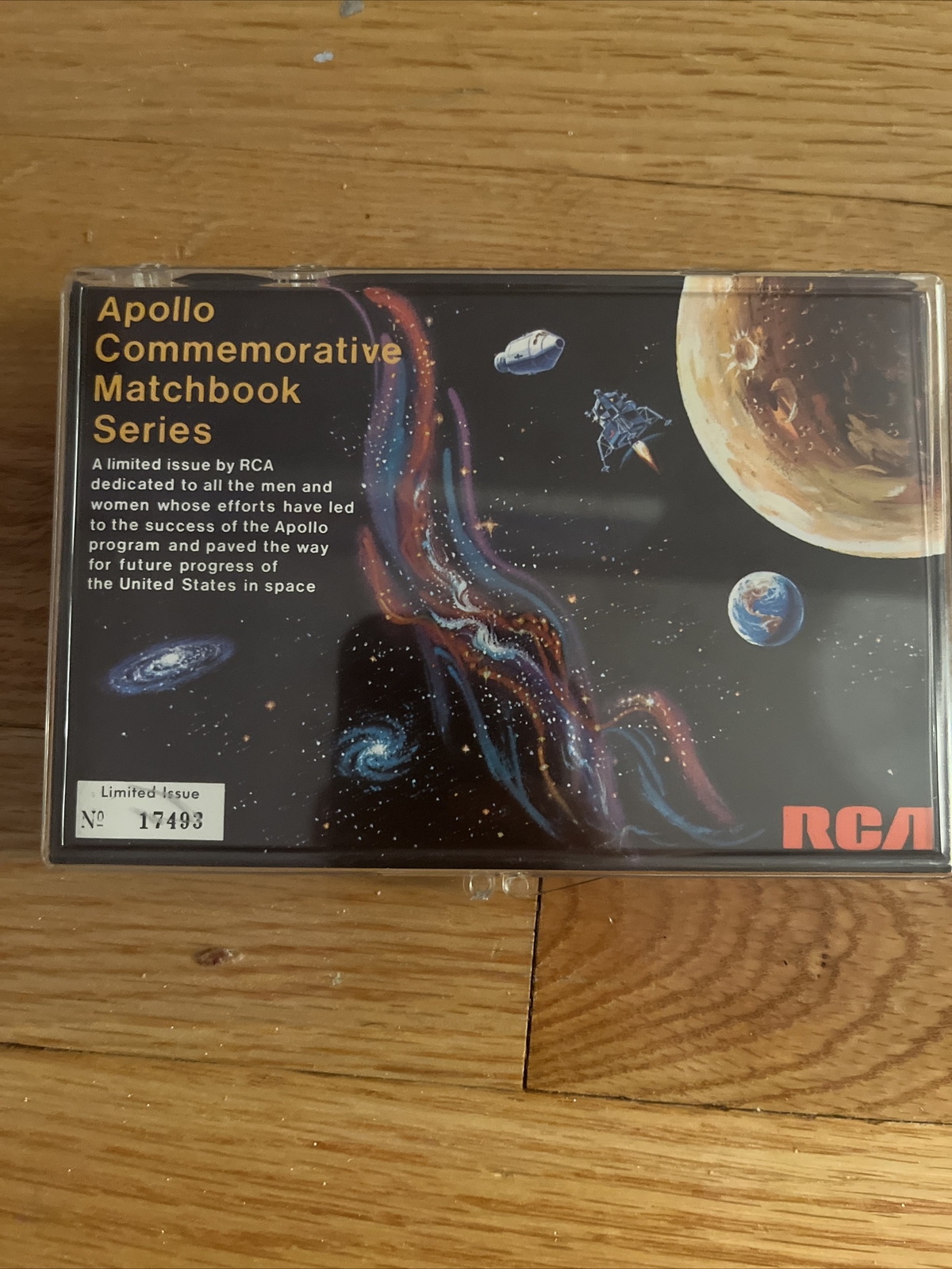 Vintage RCA Apollo Commemorative Matchbook Series Nasa Space ...