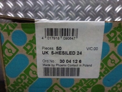 50pcs New Phoenix Contact Connecting terminal UK 5-HESILED 24 3004126 ...