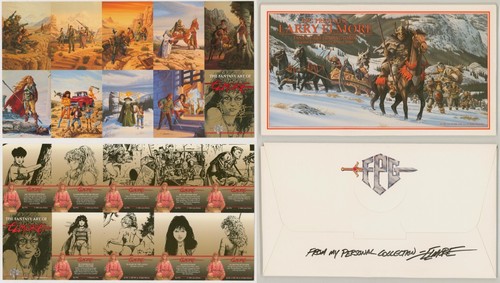 From the Collection of Larry Elmore SIGNED FPG Card Sheet Dragonlance ...