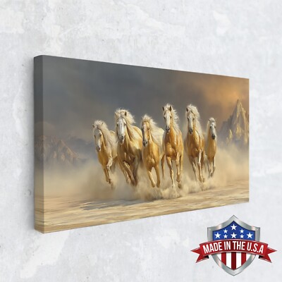 Sunfire Stampede Horses Canvas Print for Home Decor, Wall Decor Art ...