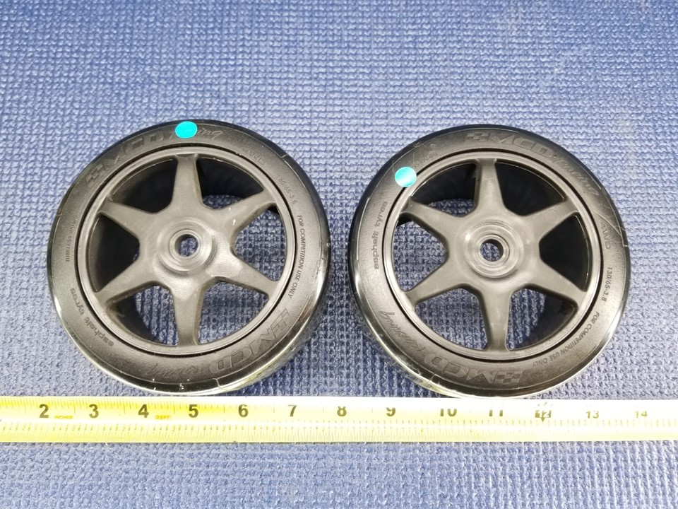 MCD Racing Slick Tires on MCD Rally Wheel For all MCD GEN 1 Rally Cars ...