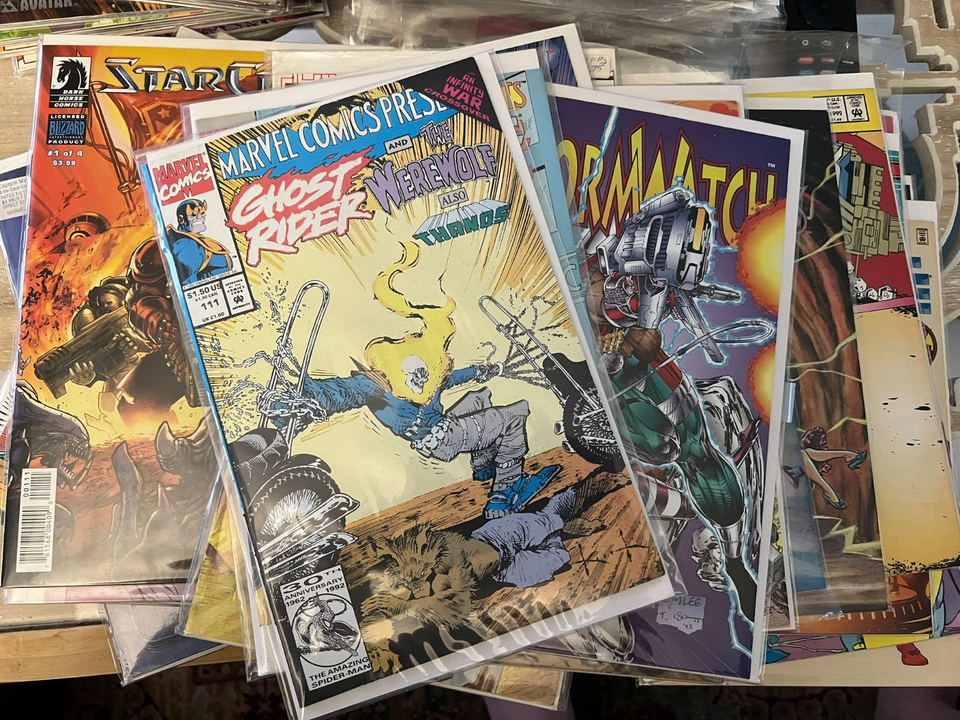 Lot Of 100 Mixed Marvel, Top Cow Comic Books, Bagged and Boarded. | eBay