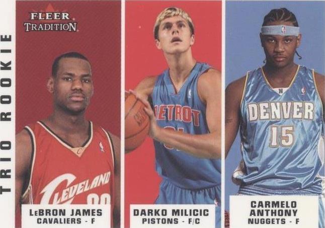 2003-04 Fleer Tradition - Carmelo Anthony/Darko Milicic/LeBron James #291 for sale | eBay