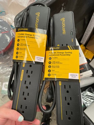 2x Plug Guard 7 Outlet Power Strip | eBay