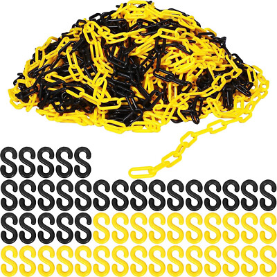 200Ft Weatherproof Plastic Crowd Control Safety Chain Lightweight ...