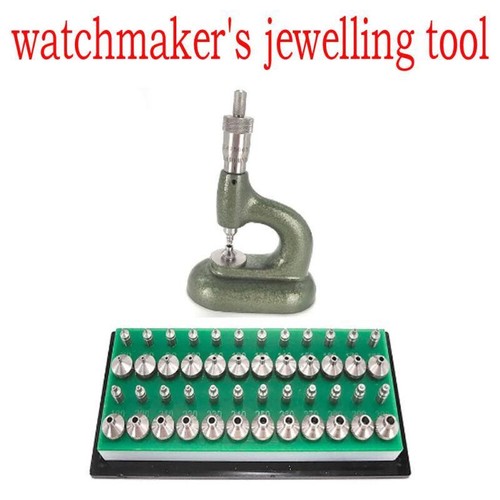 Watchmaker's Jewelling Tool with Micrometric Screw and Pump Pusher ...