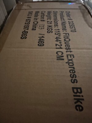 FitQuest Flex Express Upright and Recumbent Bike with Resistance Bands ...