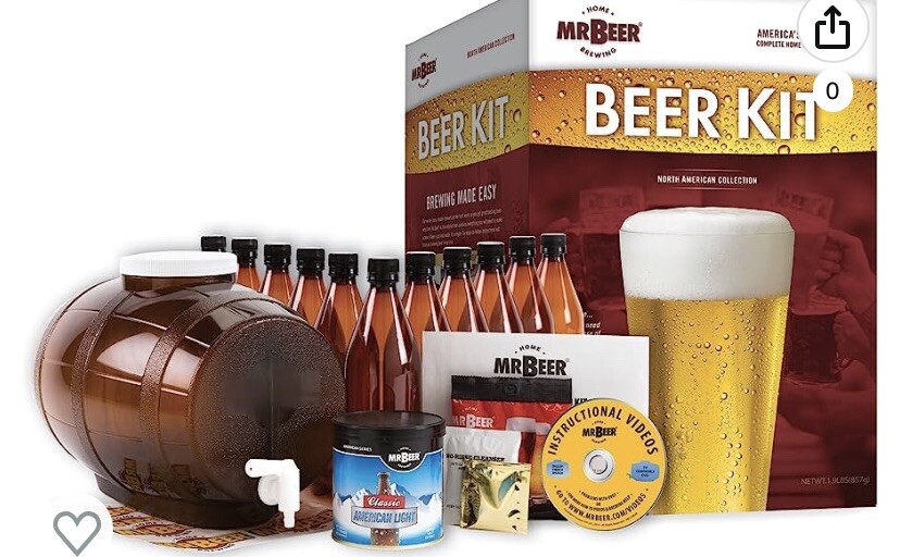Mr Beer Kit Home Brewing 2 Gallons Fermenter Craft Making Kit ...