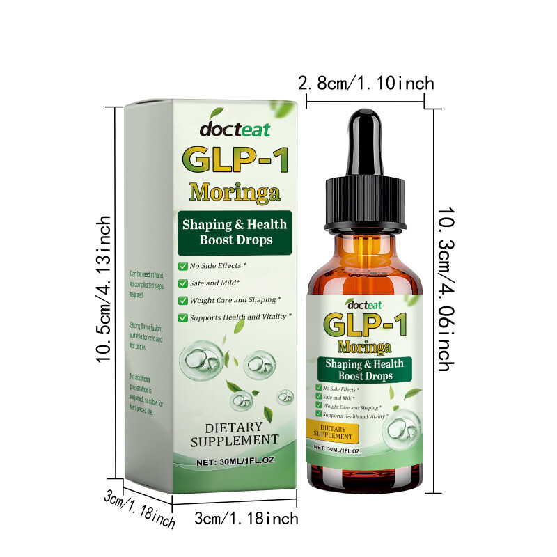 GLP-1 Weight Loss Fat Burner Drops Diet Supplement Slimming Drops 30ml ...