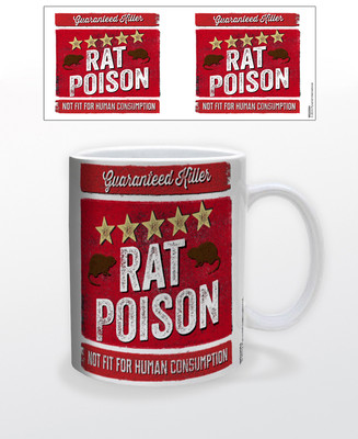 5 STAR RAT POISON 11 OZ COFFEE MUG TEA CUP FUNNY COOL HOME DECOR ...