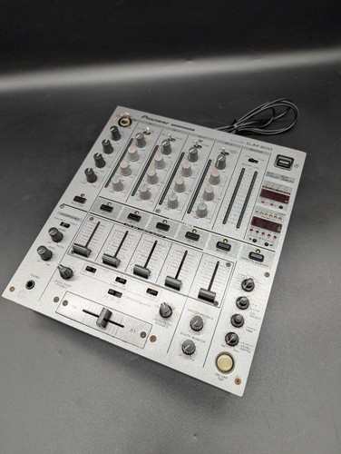 Pioneer DJM-600 Professional DJ Mixer 4-Channel Silver 1999 Tested | eBay