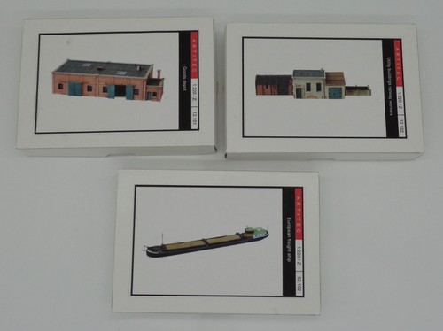 Three (3) Z Scale Artitec Model Kits: Goods Depot, Utility Buildings ...