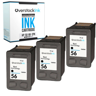 3PK Compatible OSI HP 56 Printer Ink for HP OfficeJet 4110 4215 4219 ...