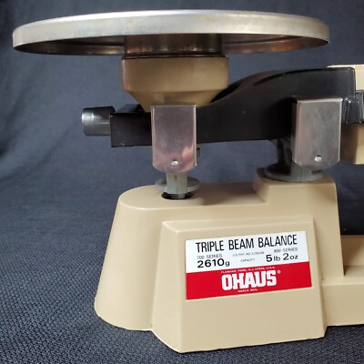 Mechanical & Beam Balances - Vintage Ohaus Triple Beam Balance Scale